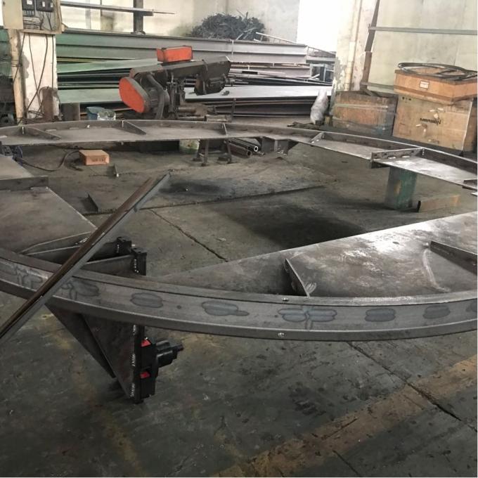 Large Automatic Turning Rolls ISO Tank Rotator 20ft 40ft Swap ISO Tank ...