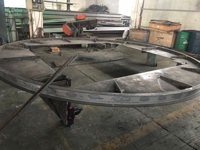 5Ton Tank ISO Container Turnover Rotation Machine Rotation Revolving ...
