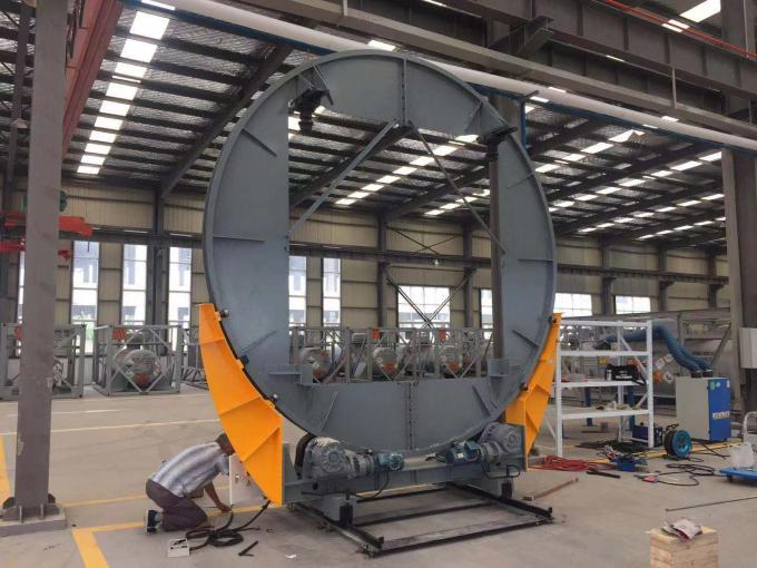 5Ton Tank ISO Container Turnover Rotation Machine Rotation Revolving ...
