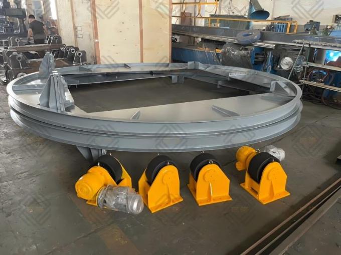 ISO Tank Rotation Machine In Operation