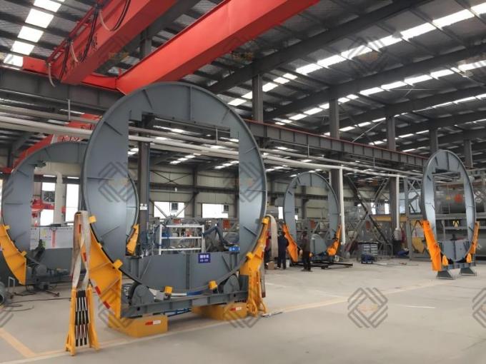 ISO Tank Rotation Machine In Operation