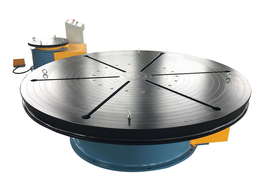 Floor Welding Turntable Composed By Frame Work Table Rotate Unit ...