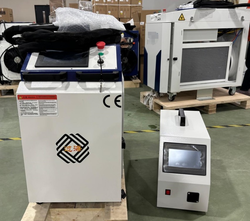 Max Laser Power Fiber Laser Welding 4 In 1 Machine with PLC Control System